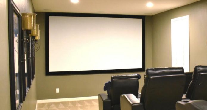 The Best Ceiling Projector Screens - Projector Leader